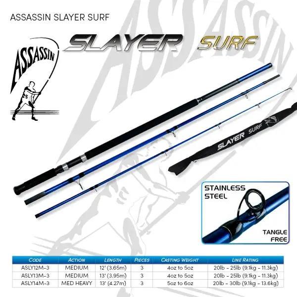 ASSASSIN SLAYER SURF ROD | Fishing Equipment
